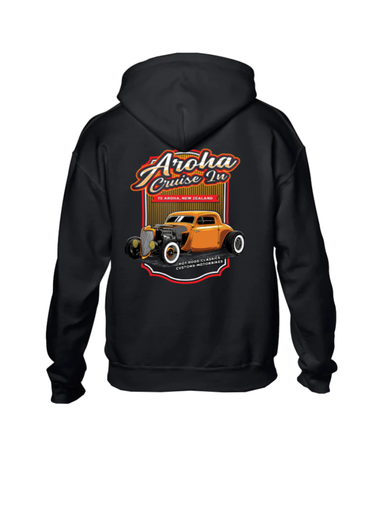 Aroha Cruise In Hot Rod Hoodie – Aroha Cruise In